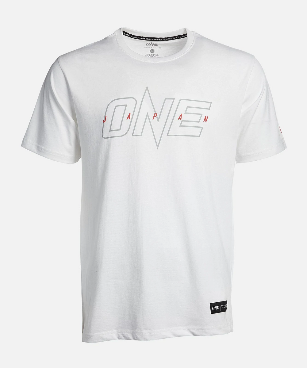 ONE Japan Logo Tee (White) – ONE.SHOP Japan | ONEチャンピオンシップ公式オンラインショップ