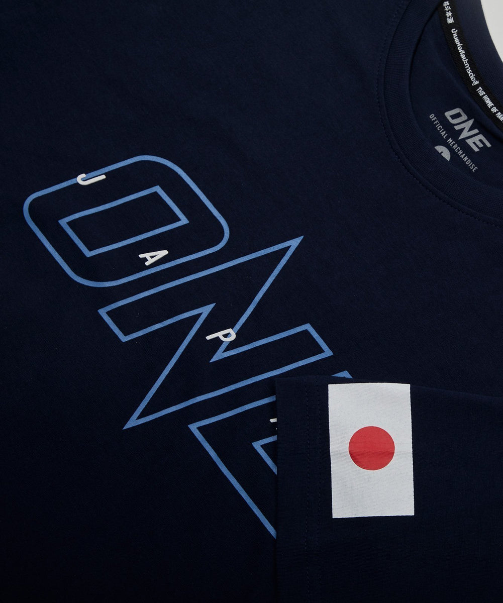 ONE Japan Logo Tee (Navy) – ONE.SHOP Japan | ONEチャンピオンシップ公式オンラインショップ